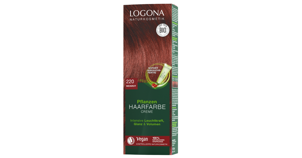 Logona Hårfarve | testvindende, vegansk | 100% naturlig | Mimie.dk