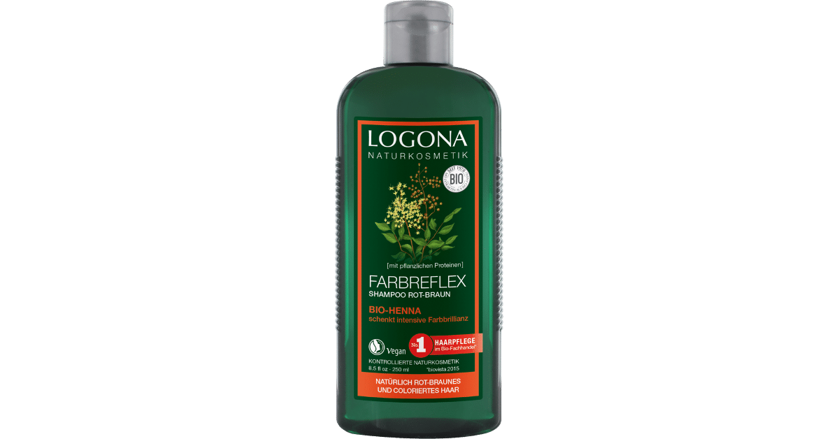 Logona Color Care Shampoo Bio Henna - vegansk shampoo til farvet hår