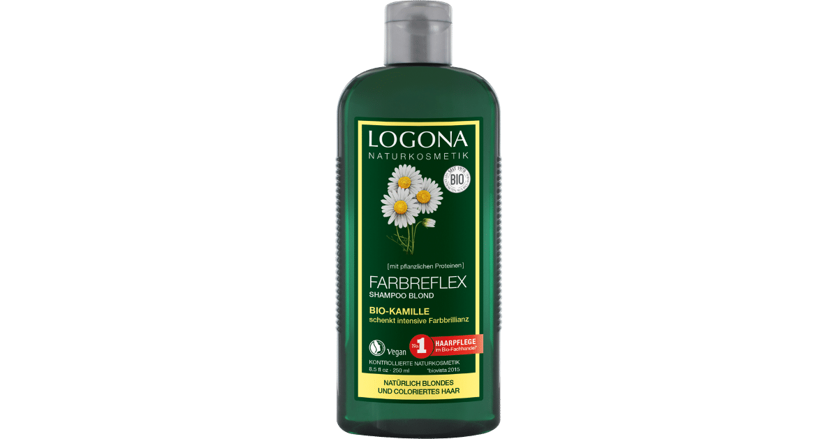 Logona Color Care Shampoo Blond med kamille & morgenfrue - vegansk