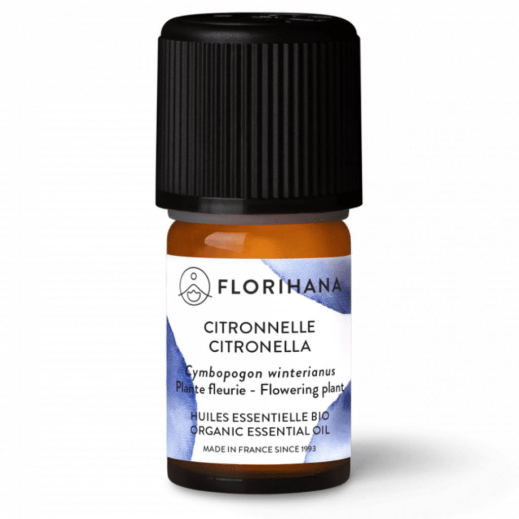 Florihana Citronella æterisk olie | ØKOLOGISK til aromaterapi