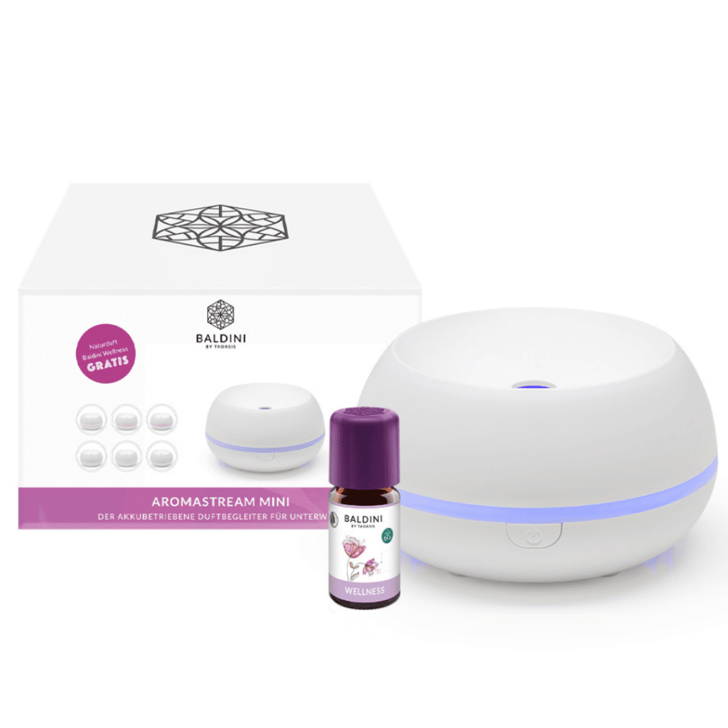 AromaStream Mini diffuser med Wellness duftolie | Mimie.dk